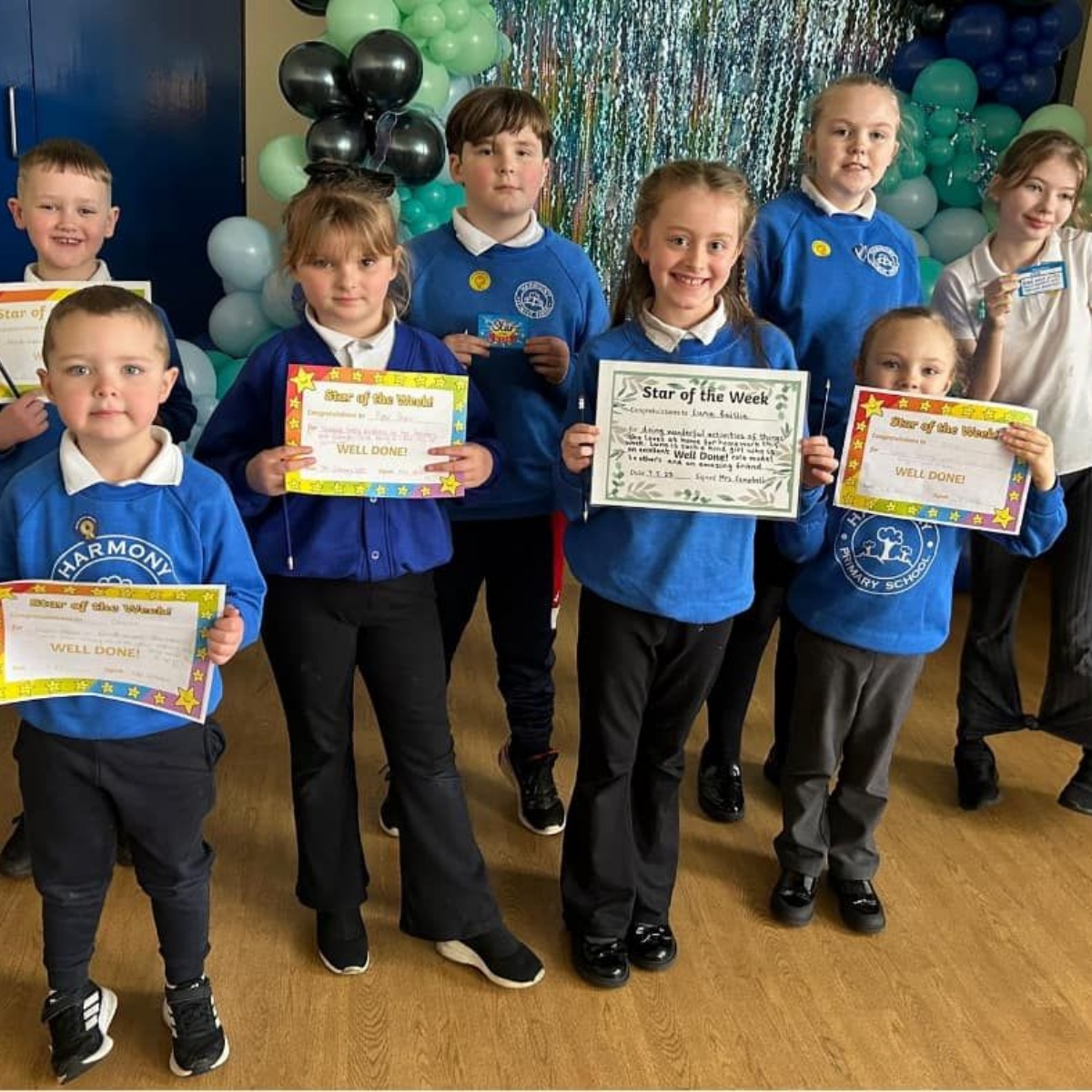 Harmony Primary School - Pupils of the Week 7th February